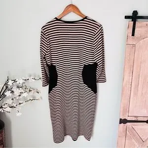 Ashley Stewart | Dresses | Ashley Stewart Striped Colorblock Sheath ...